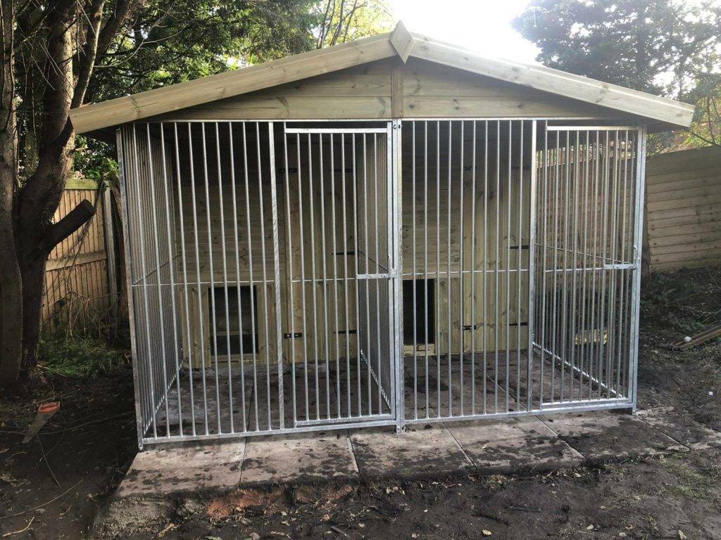 10 X 10 ft Duo Dog Kennel - benchmarkkennels