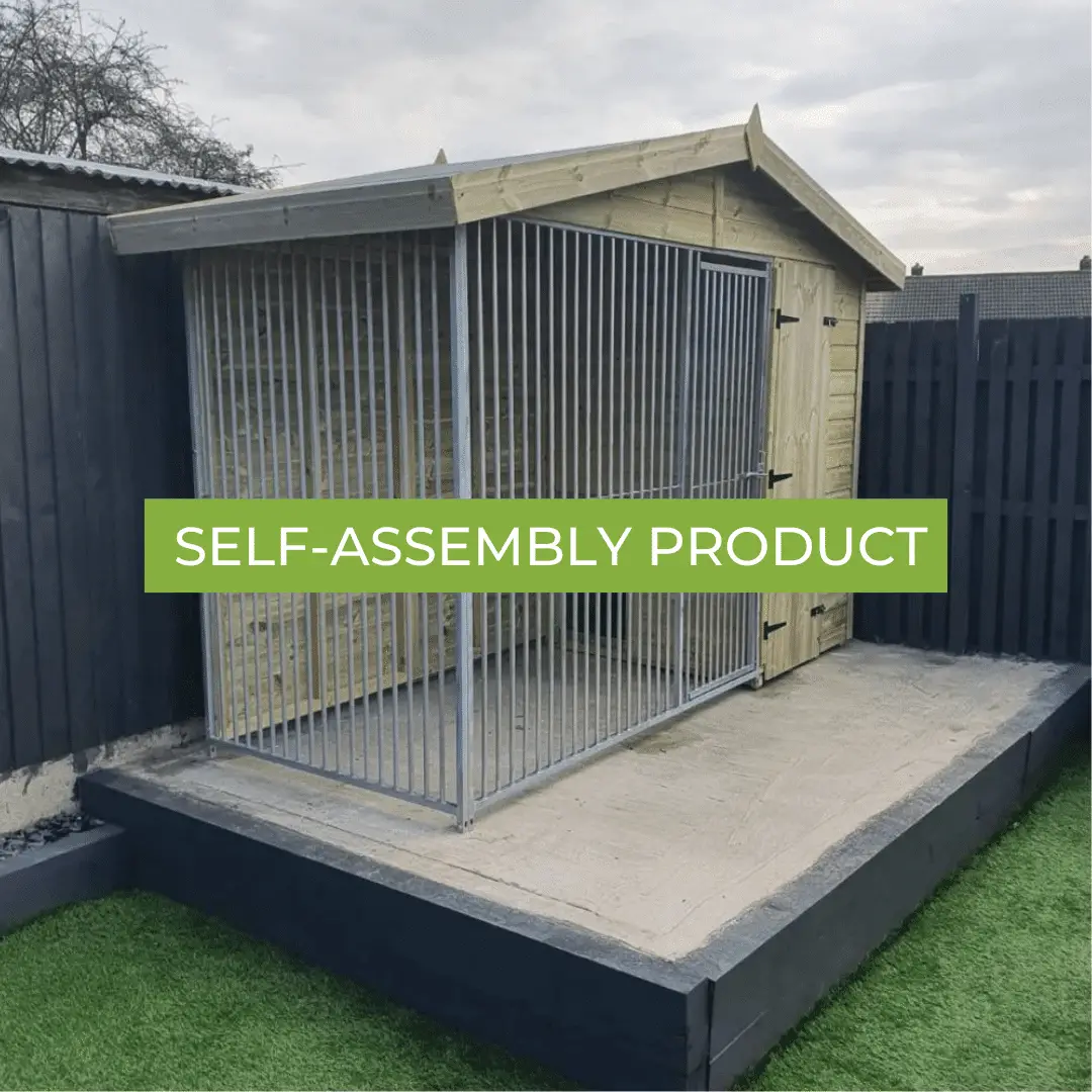 10 X 4 ft Express Single Dog Kennel - Benchmark Kennels